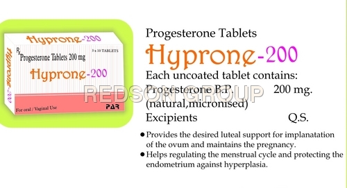 Progesterone Tablets Hyprone 200Mg Generic Drugs at Best Price in ...