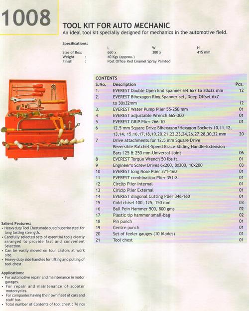 Automatic Tool Kit at Best Price in Raigarh, Chhattisgarh | Sunil ...