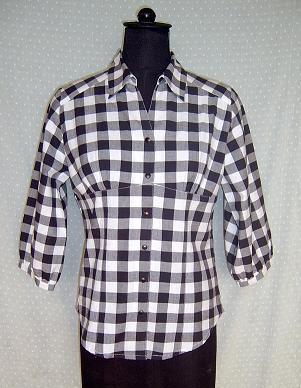 100% Cotton Yarn Dyed Check Ladies Shirt at Best Price in Delhi | Eves ...