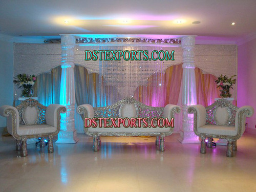 WEDDING SILVER STAGE DECORATIONS - WEDDING SILVER STAGE DECORATIONS ...