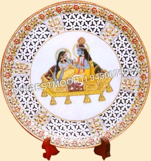Marble Plates at Best Price in Jaipur, Rajasthan | Everest Moorti Emporium
