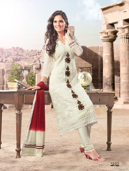 Unstiched Designer Suits at Best Price in Delhi, Delhi | Archana Fashion