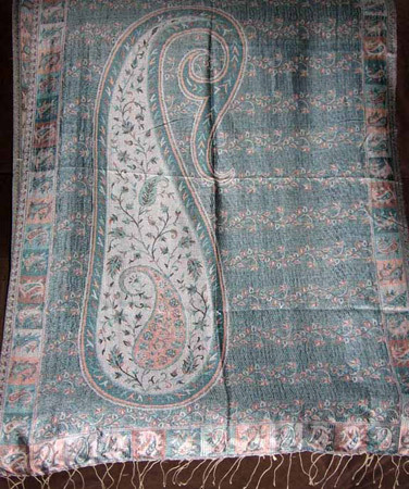 100 % Silk Jamawar Stoles at Best Price in New Delhi | Imran Fabric ...