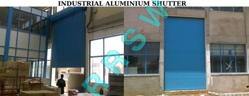 Blue Industrial Aluminium Motorised Shutter at Best Price in New Delhi ...