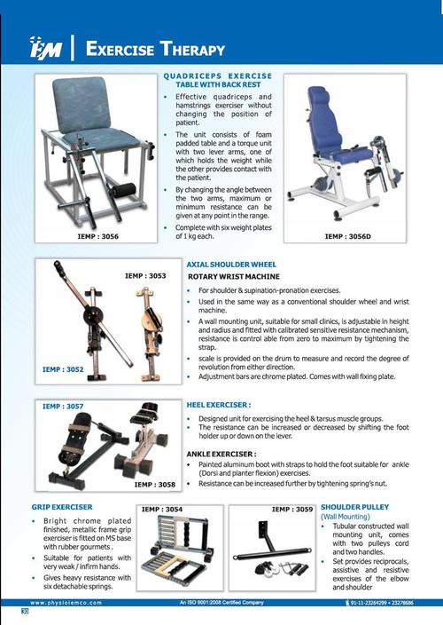 Exercise Therapy - Exercise Therapy Supplier & Wholesaler, Delhi, India