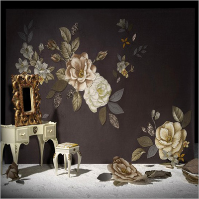 Interior Wallpapers Design Home Wall Coverings Claire Coles Midnight ...