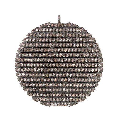 Pave Diamond Silver Beads Finding at Best Price in Jaipur | Gemco ...