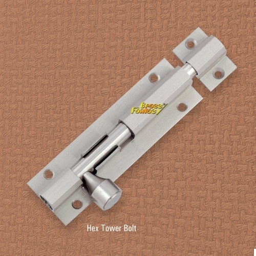 Silver Hex Tower Bolt at Best Price in Jamnagar | Aura Industries
