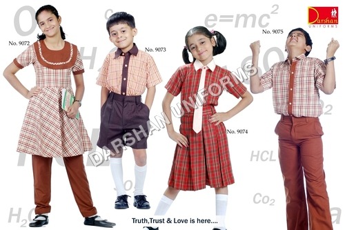 Cotton School Uniforms at Best Price in Solapur, Maharashtra | Darshan ...