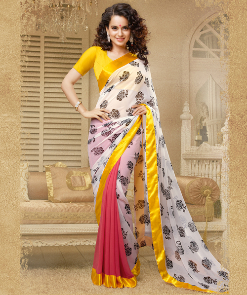 Georgette Saree at Best Price in Lucknow, Uttar Pradesh | Prabhat Kumar