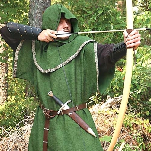 Huntingdon Green Over Tunic With Hood at Best Price in Noida | Medieval ...