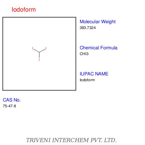 Iodoform at Best Price in Vapi, Gujarat | Triveni Interchem Pvt. Ltd.