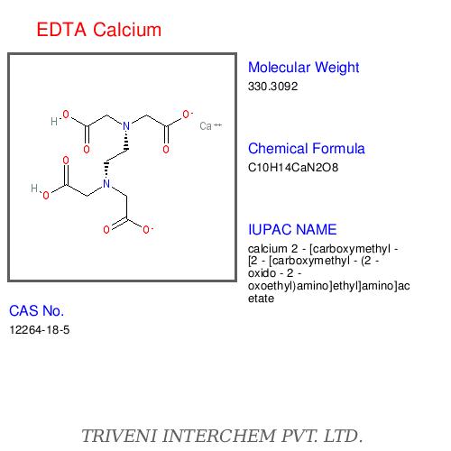 Edta Calcium at Best Price in Vapi, Gujarat | Triveni Interchem Pvt. Ltd.
