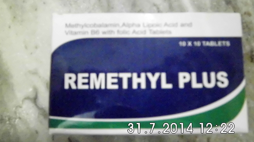 Remethyl Plus Tablet at Best Price in Chennai, Tamil Nadu | R B ...