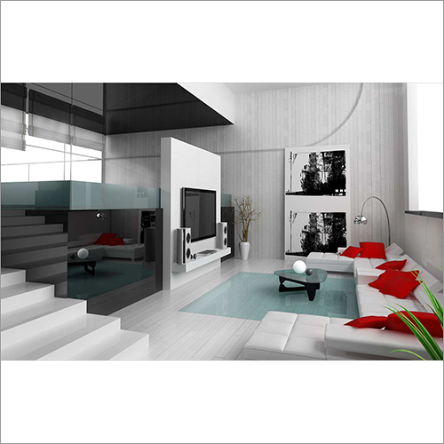 Home Interior - Fabric & Wood Materials, Variable Dimensions, White ...