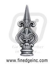 Wrought Iron Rail Heads at Best Price in Ludhiana | Finedge Inc