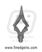 Wrought Iron Rail Heads at Best Price in Ludhiana | Finedge Inc