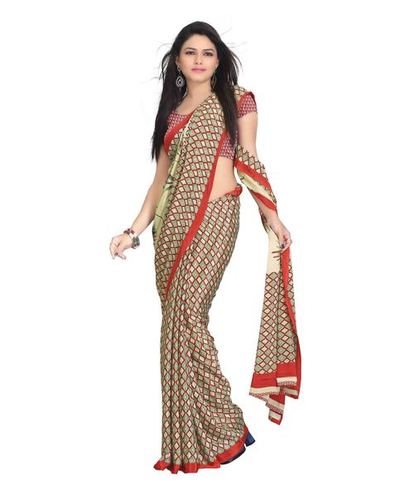 Multi Design Printed Saree at Best Price in Surat | Mukta Export