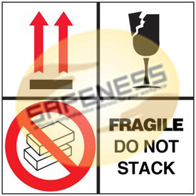 Fragile Do Not Stack Package Handling Label Application: Prevent Damage ...