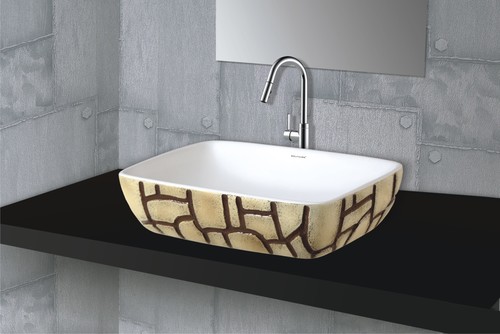 Fancy Square Handmade Art Table Top Basin at Best Price in Morbi ...