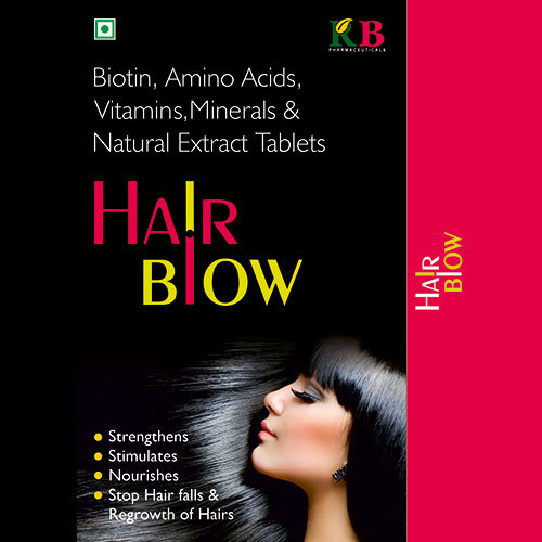 Hair Blow Tablet at Best Price in Chennai, Tamil Nadu | R B Pharmaceuticals
