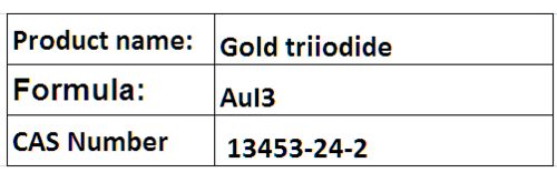 Gold Triiodide at Best Price in Vapi, Gujarat | Triveni Interchem Pvt. Ltd.