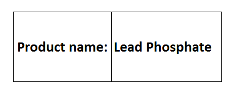 Lead Phosphate at Best Price in Vapi, Gujarat | Triveni Interchem Pvt. Ltd.