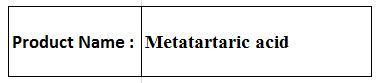 Metatartaric Acid at Best Price in Vapi, Gujarat | Triveni Interchem ...