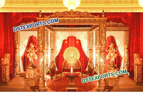 Fiber Carved Beautiful Mandap at Best Price in Patiala | D. S. T. Exports