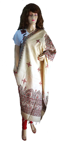 Madhubani Painting Stole at Best Price in New Delhi, Delhi | Mithila ...