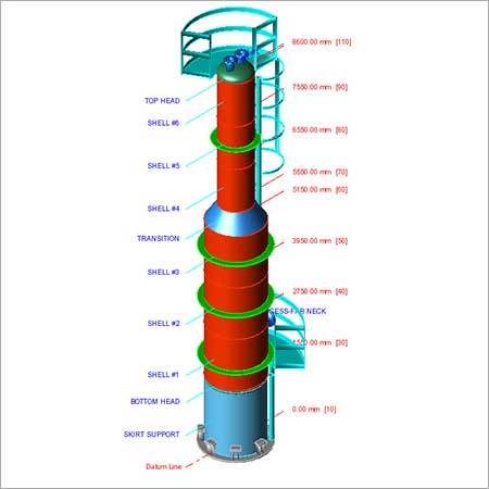 Vertical Pressure Vessel Design in V.U. Nagar, Anand - Pramukh Design ...
