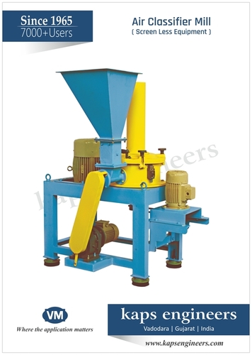 Air Classifier Mill - Steel Material, 10 - 75 Hp Motor Power, 100 ...