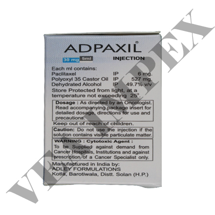 Adpaxil 30 mg(Paclitaxel Injection) Wholesaler, Supplier, Exporter