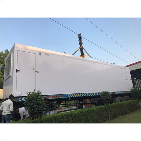 Wooden Polished Finish Type Modular Portable Designer Office Container ...