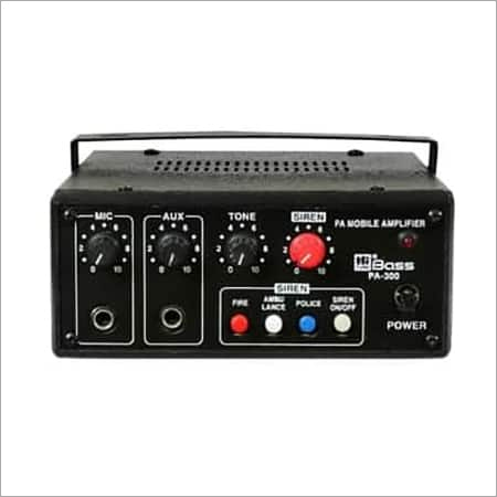 Black Pa-300 Police,Ambulance,Fire Siren Mobile Pa System at Best Price ...