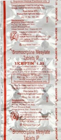 Bromocriptine - Bromocriptine Manufacturer, Supplier & Exporter