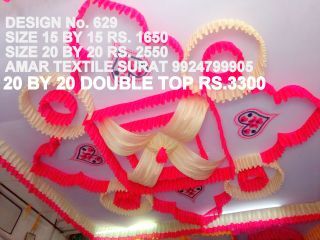 Pandal Ceiling Design Kapda at Best Price in Surat | Amar Textile