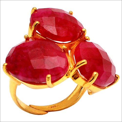 Red Stone Earings at Best Price in Jaipur, Rajasthan | Sambhav Jewels