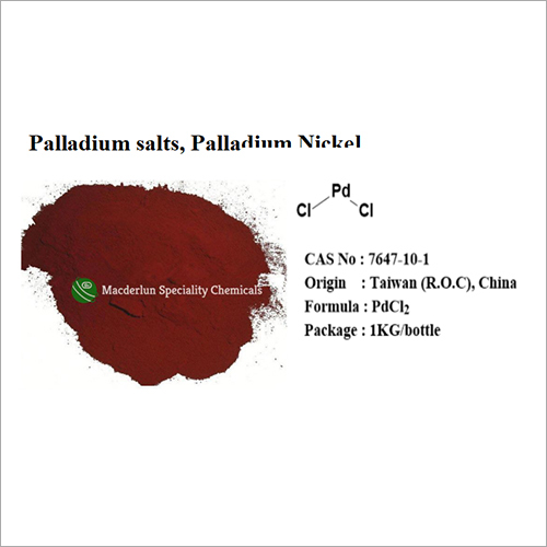 Palladium Chloride, Palladium Chloride Manufacturers & Suppliers, Dealers