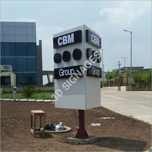 Outdoor Totem Pole Sign Board Application: Promotion at Best Price in ...