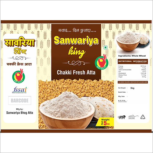 Sanwariya Chakki Fresh Atta Carbohydrate: 24.05 Grams (g) at Best Price ...