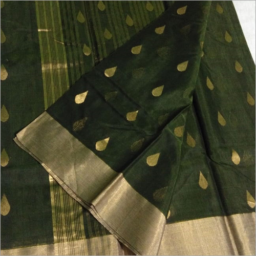 Silk Silk Ladies Tilak Buti Chanderi Saree at Best Price in Chanderi ...