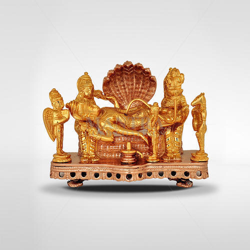 Gold Plated Vishnu With Lakshmi at Best Price in Chennai | Mantra Gold ...