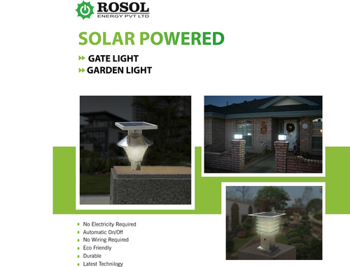 Solar Gate Light - Manufacturers, Suppliers & Dealers