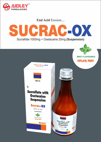Anti Ulcerent- Sucralfate 1Gm + Oxetacaine 20Mg/10Ml Suspension at Best ...