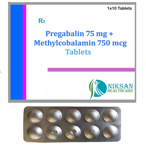 Pregabalin 75 Mg Methylcobalamin 750 Mcg Tablets General Medicines at ...