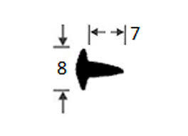 T Channel Strip at Best Price in Mumbai, Maharashtra | Rubber Trade Center
