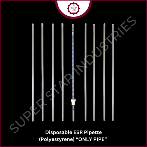 White Disposable Esr Pipette (Only Pipe) at Best Price in Delhi | Super ...