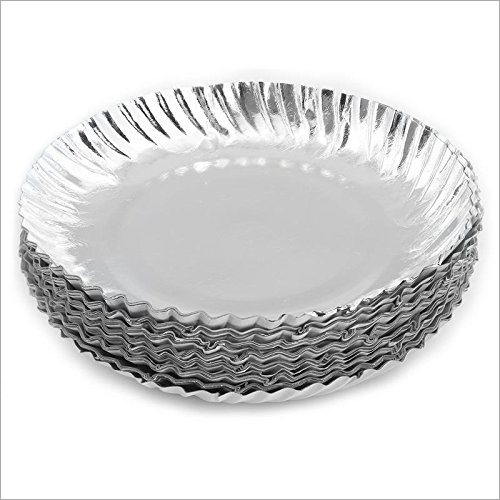 Silver Paper Plate Usage Food Price 0 30 INR Piece ID C6130045