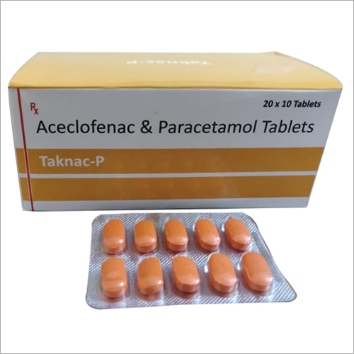 Aceclofenac Plus Paracetamol Tablets General Medicines at Best Price in ...